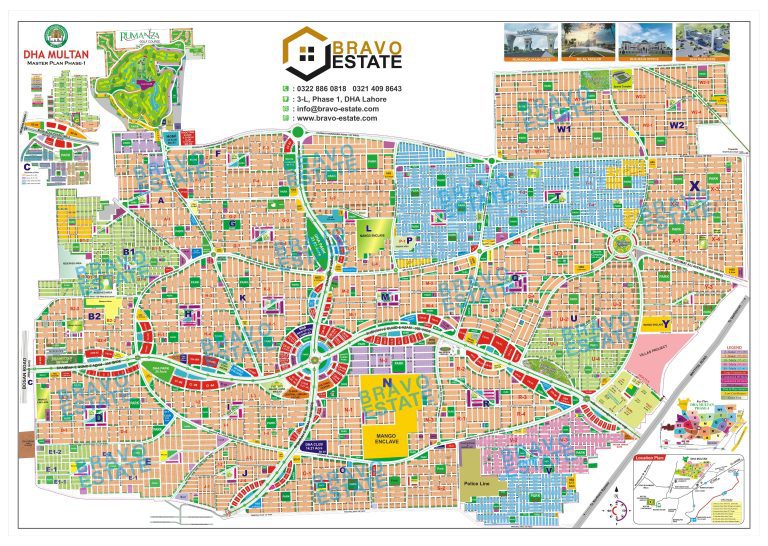 DHA Maps | Dha Lahore Maps Including All Phases