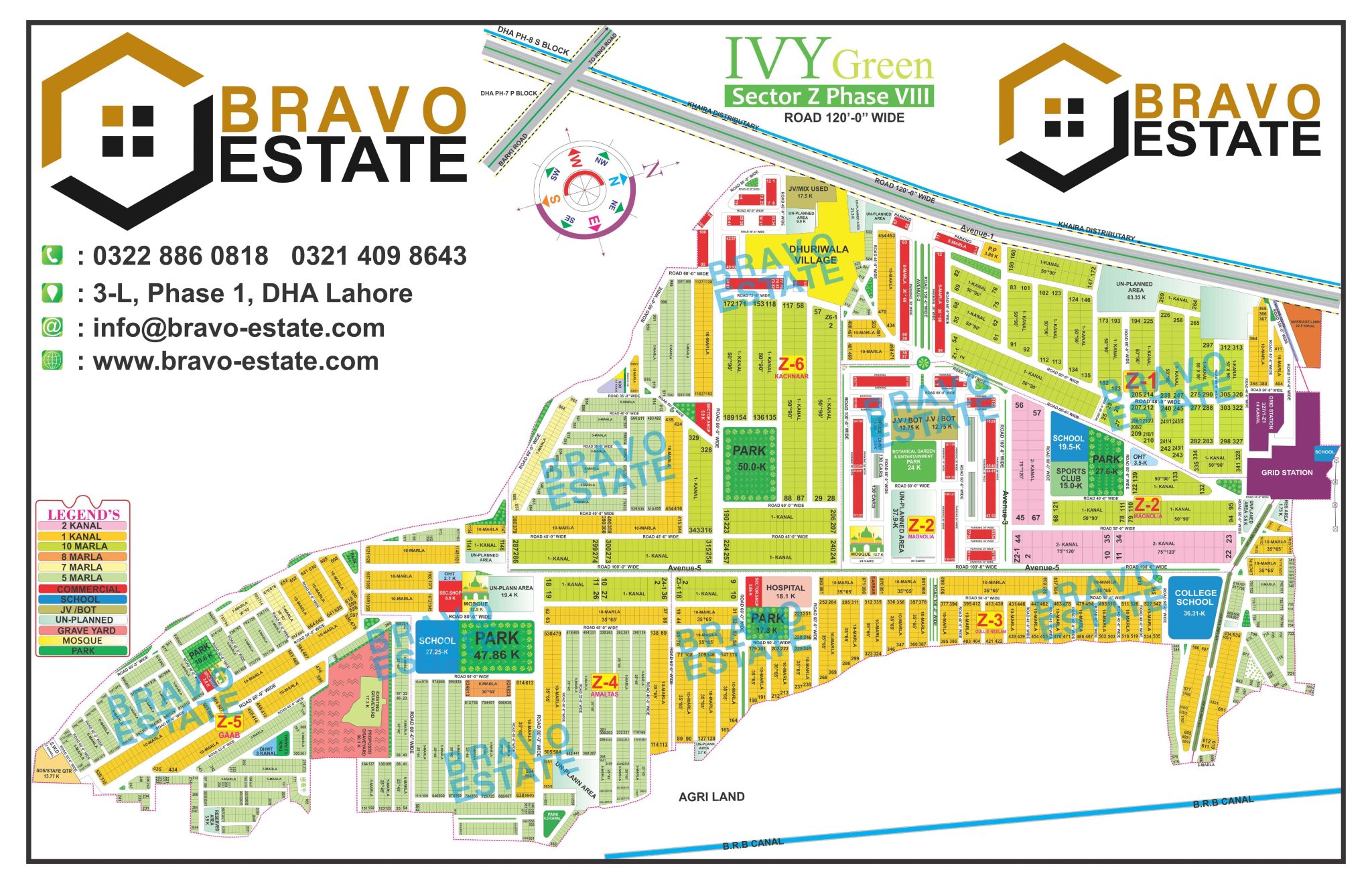 DHA Maps | Dha Lahore Maps Including All Phases