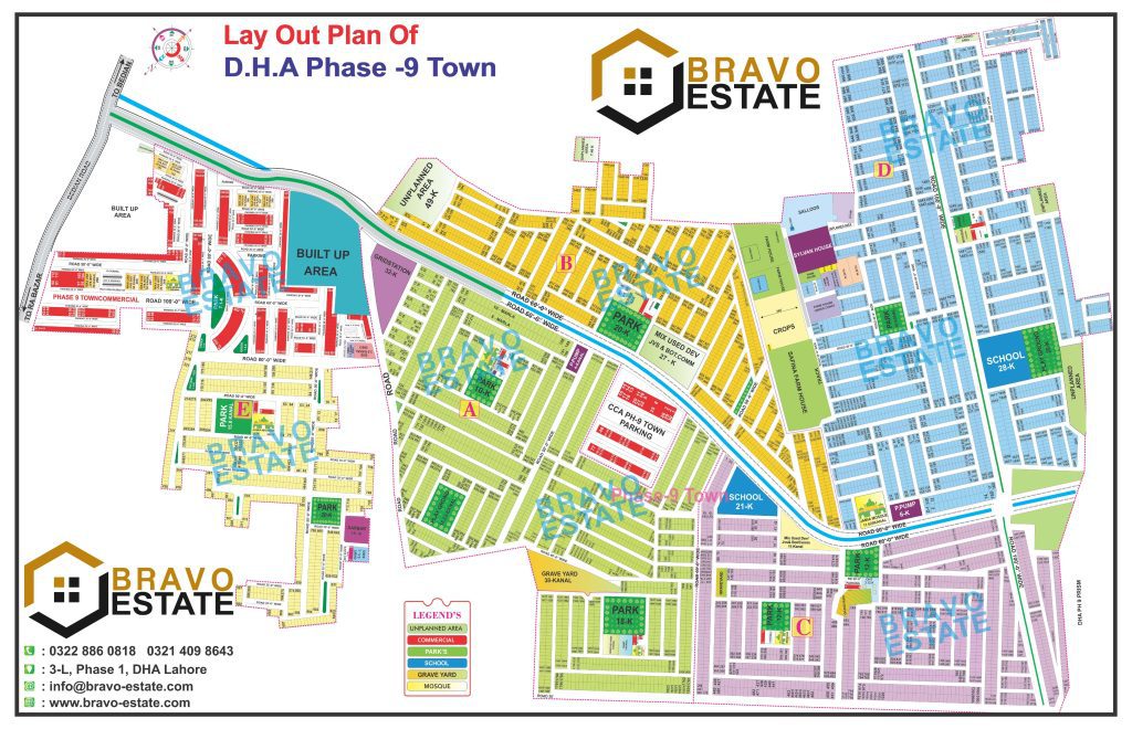 DHA Maps | Dha Lahore Maps Including All Phases