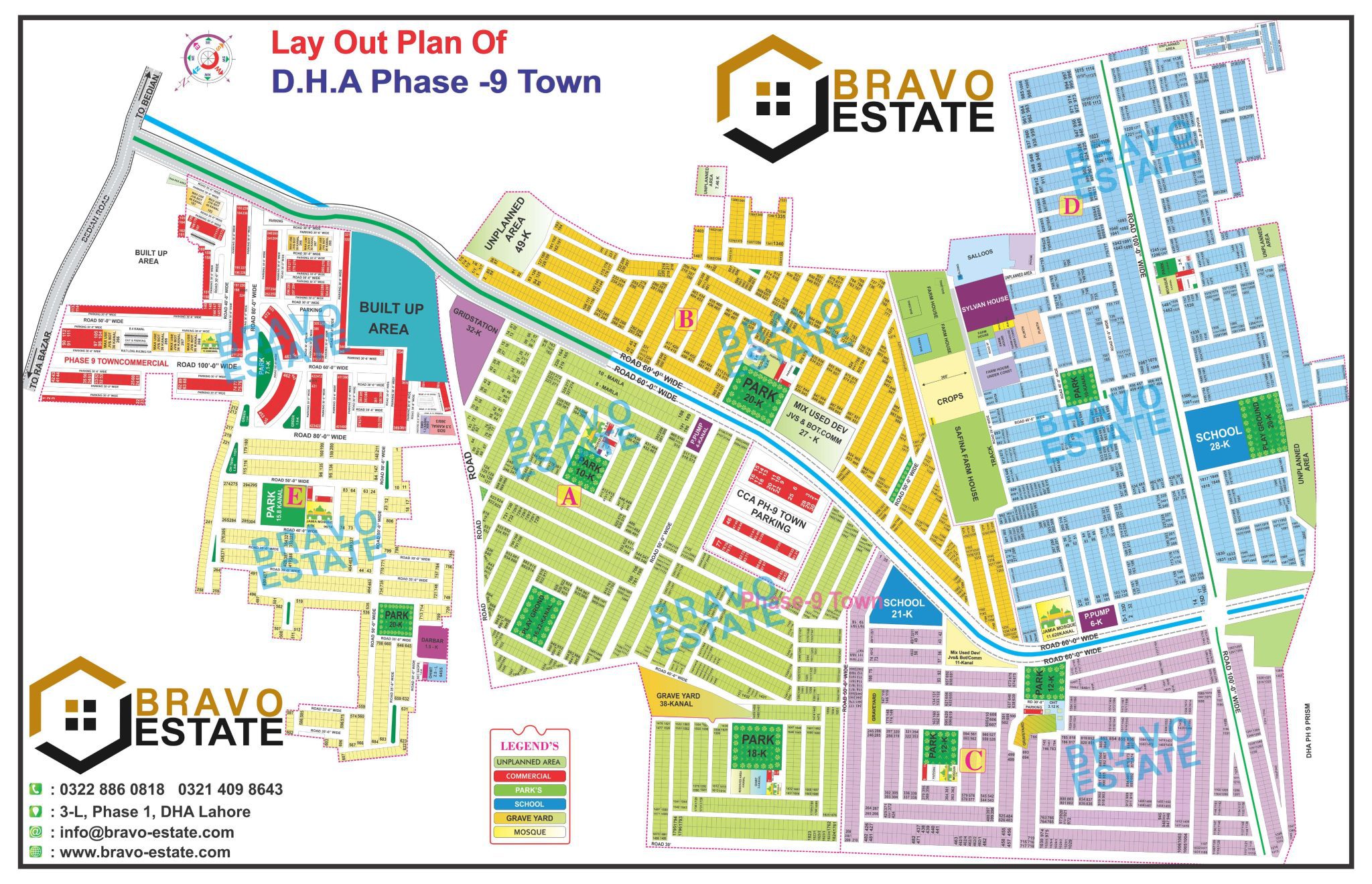 DHA Maps | Dha Lahore Maps Including All Phases